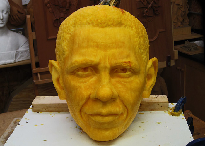 Great pumpkin sculptures from Villafane Studios