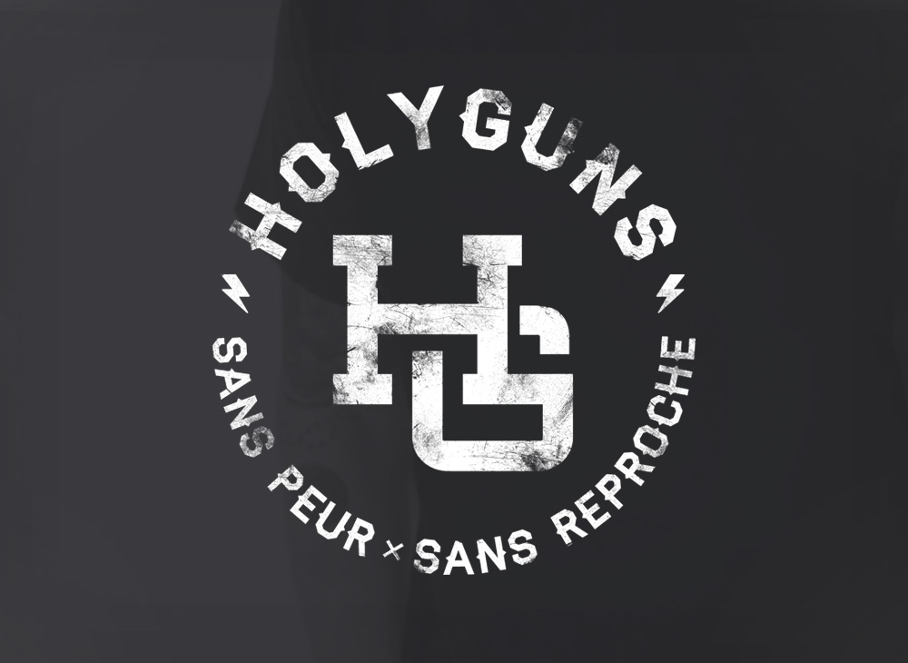 Branding and Illustrations for Holy Guns