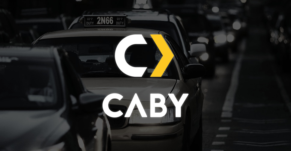 Startup identity design for Caby